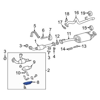 Toyota FJ Cruiser OEM Exhaust Parts - Systems, Tips, Pipes | CARiD