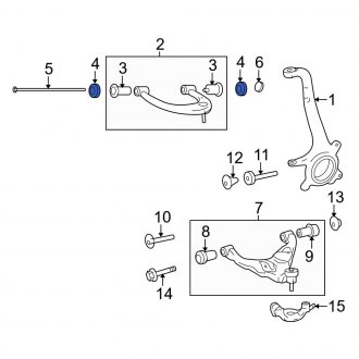 Toyota Highlander OEM Suspension Parts | Shocks, Struts — CARiD.com