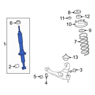 Toyota 4Runner OEM Suspension Parts | Shocks, Struts — CARiD.com