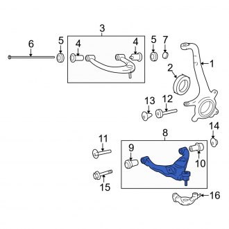 Toyota FJ Cruiser OEM Suspension Parts | Shocks, Struts — CARiD.com