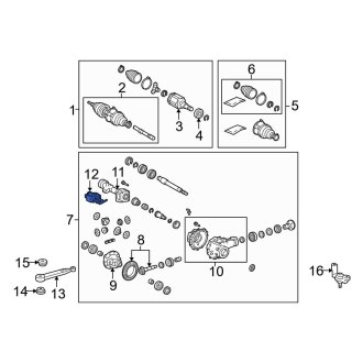 Toyota Tacoma 4WD Actuators - Vacuum, Electric | CARiD