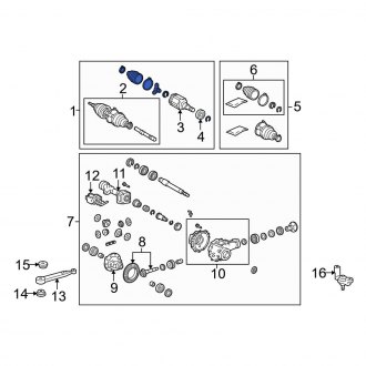 Toyota FJ Cruiser OEM Driveline & Axle Parts | Hubs, CV-Joints — CARiD.com