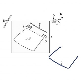 Toyota 4Runner OEM Window Parts | Visors, Regulators — CARiD.com
