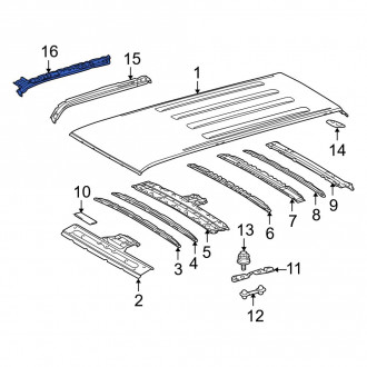 Toyota 4Runner Roof Panels — CARiD.com
