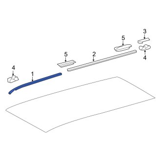 Toyota 4Runner OEM Roofs & Parts - Panels, Drip Rails | CARiD