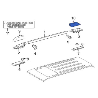Toyota OEM Roofs & Parts | Panels, Drip Rails, Braces — CARiD.com