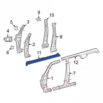 Toyota 4Runner Replacement Rocker Panels – CARiD.com