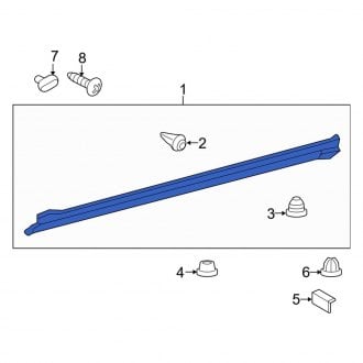 Toyota 4Runner OEM Rocker Panels & Floors - Side Skirts, Pans | CARiD