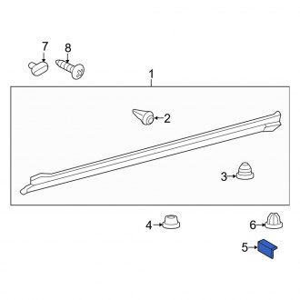 Toyota 4Runner Door Moldings - Side, Edge, Belt | CARiD