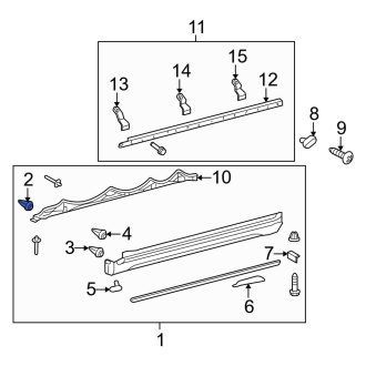 Toyota Matrix Rocker Panels, Floor Pans, Moldings — CARiD.com