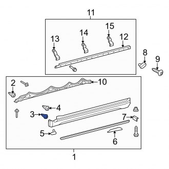 Toyota Matrix Rocker Panels, Floor Pans, Moldings — CARiD.com