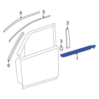 Toyota 4Runner Door Moldings - Side, Edge, Belt | CARiD