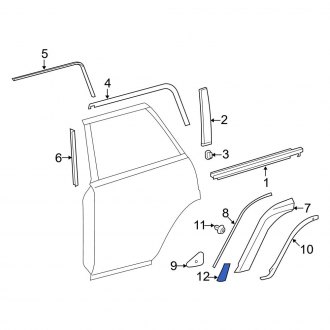Toyota 4Runner Custom Body Side Moldings – CARiD.com