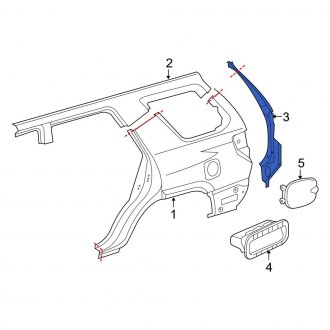 Toyota 4Runner OEM Chassis Frames & Body Parts - Tubs, Doors | CARiD