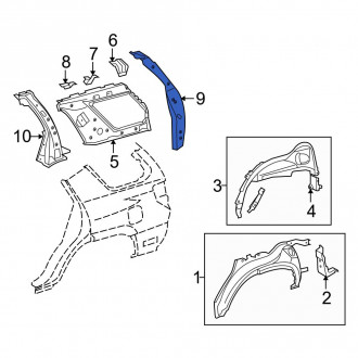 Toyota 4Runner OEM Chassis Frames & Body Parts | Tubs, Doors — CARiD.com
