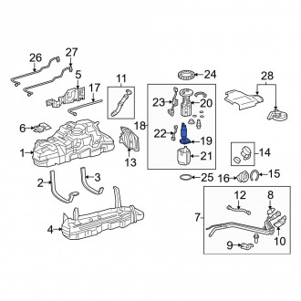 Toyota 4Runner OEM Fuel System Parts - Pumps, Lines | CARiD