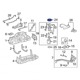 Toyota 4Runner OEM Fuel System Parts | Pumps, Lines — CARiD.com