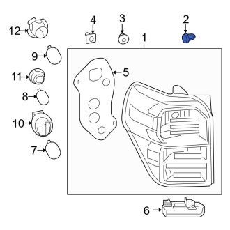 Toyota Avalon OEM Tail Lights | LED, Fiber Optic — CARiD.com