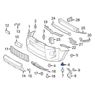 Toyota Tacoma Fender Support Braces & Hardware — CARiD.com