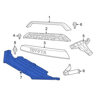 Toyota 4Runner Radiator Support Covers — CARiD.com