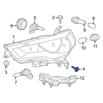 Toyota Highlander OEM Lighting | Headlights, Fog & Tail Lights — CARiD.com