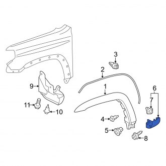 Toyota 4Runner Replacement Fender Moldings & Trim | CARiD