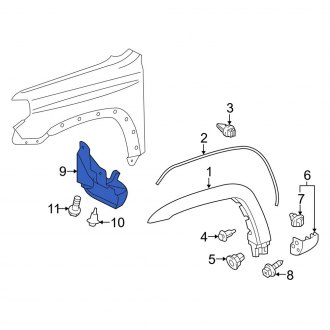 Toyota 4Runner OEM Fenders - Factory Front & Rear Fenders | CARiD