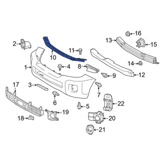 Toyota Land Cruiser OEM Bumpers | Genuine Front & Rear Bumpers — CARiD.com