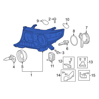 Toyota Land Cruiser OEM Lighting | Headlights, Fog & Tail Lights ...