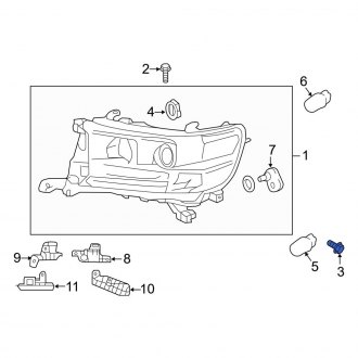 Toyota Highlander OEM Headlights | Projector, LED, HID, Halo — CARiD.com