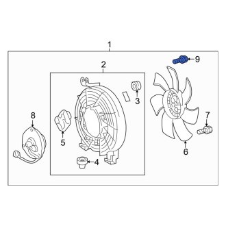 Toyota Land Cruiser A/C Condenser Fan Assemblies & Parts — CARiD.com