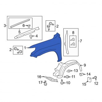 Toyota Land Cruiser Replacement Fenders & Components | CARiD