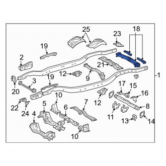 Toyota Land Cruiser Replacement Chassis Frames & Rails - CARiD.com
