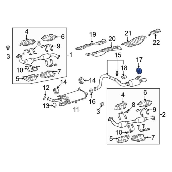 Toyota OE 1756531050 - Exhaust System Hanger