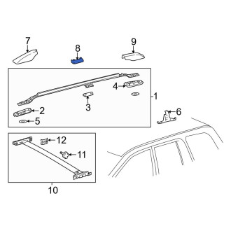 Toyota Land Cruiser OEM Roofs & Parts | Panels, Drip Rails — CARiD.com