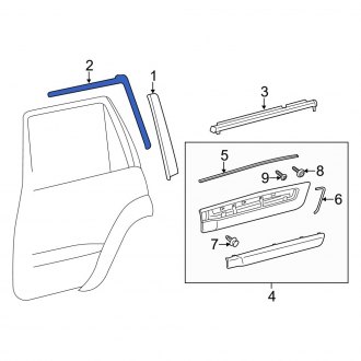 Toyota Land Cruiser Window Hardware — CARID.com