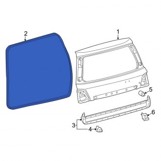 Toyota Land Cruiser Trunk & Tailgate Seals — CARID.com