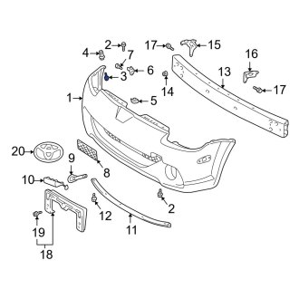 Toyota Mirai OEM Bumpers | Genuine Front & Rear Bumpers — CARiD.com