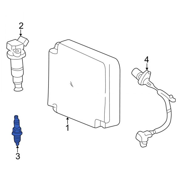 Toyota OE 9008091184 - Spark Plug