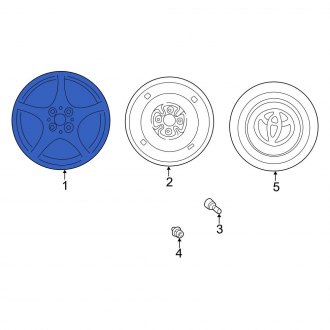 Toyota OE™ Factory Wheels - CARiD.com