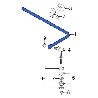 Toyota MR2 Sway Bars & Parts | Bushings, End Links — CARiD.com