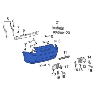 Toyota MR2 Replacement Bumpers - Front, Rear, Brackets | CARiD
