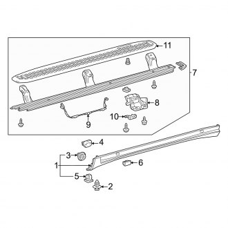 2025 Toyota Land Cruiser Rocker Panels | CARiD