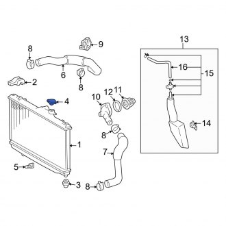 Toyota Corolla Cross Radiator Caps | High Pressure, Racing — CARiD.com