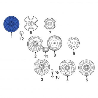 Toyota Corolla OEM Wheels & Tires | Lug Nuts, TPMS Sensors — CARiD.com