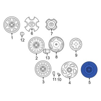 Toyota Corolla OEM Wheels | Original Steel & Alloy Wheels — CARiD.com