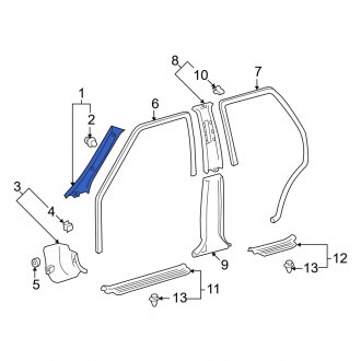 Toyota Corolla Pillars | Assemblies, Door Jambs, Braces — CARiD.com