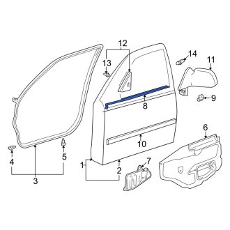 Toyota Corolla Door Moldings - Side, Edge, Belt | CARiD