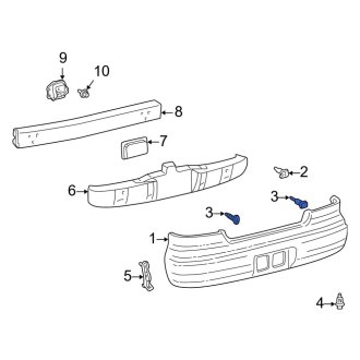 Toyota Echo OEM Bumpers | Genuine Front & Rear Bumpers — CARiD.com