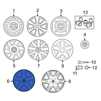 Toyota Corolla OEM Wheel Covers - Hub Caps, Wheel Skins | CARiD